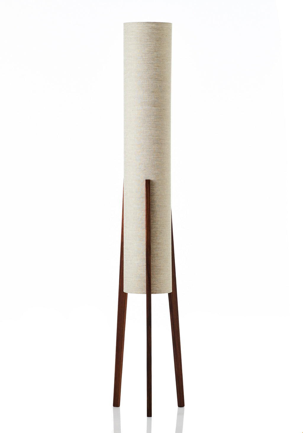 Rocket Floor Lamp • Large - Natural Linen – Retro Print Revival